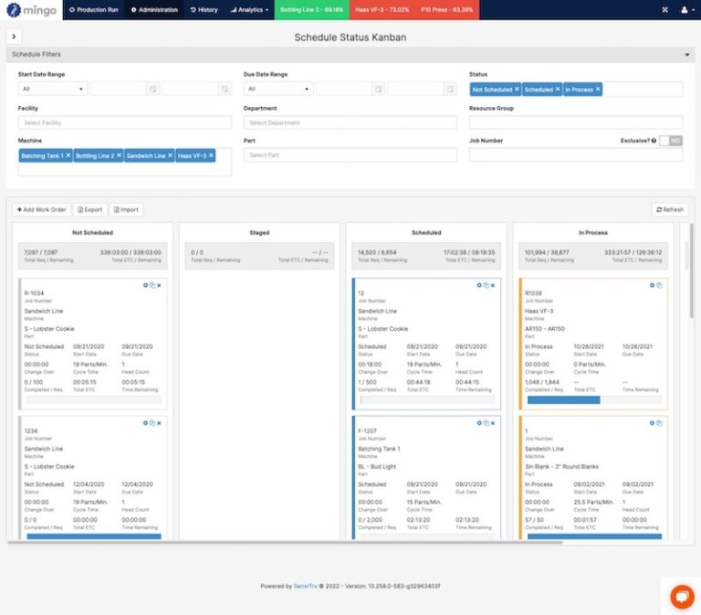 Consumer Packaged Goods Software - Mingo Smart Factory