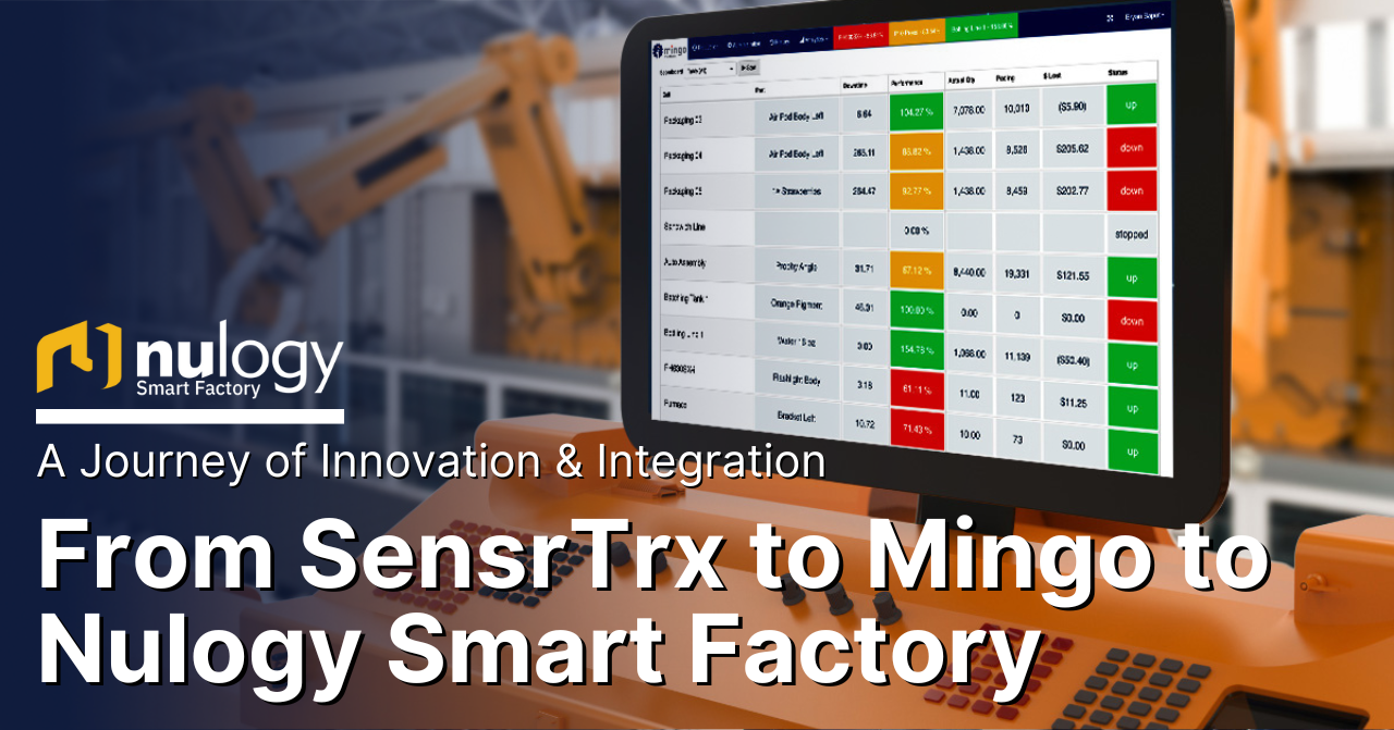 From SensrTrx to Mingo to Nulogy Smart Factory